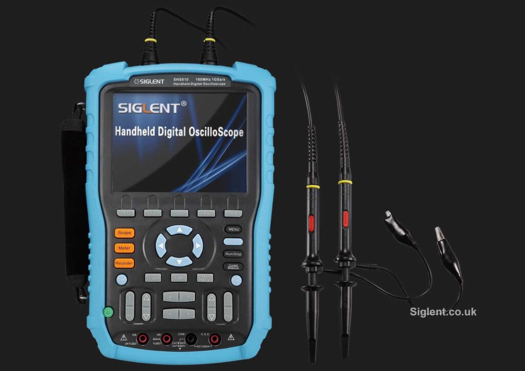 Siglent SHS810 2CH, 100MHz, 1GSa/s Handheld Digital Oscilloscopes