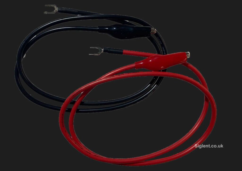 Test Leads Croc Clip to Spade Terminal