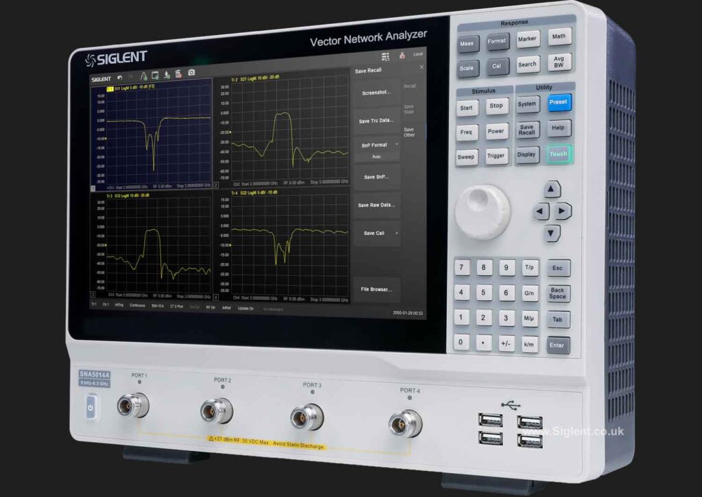 Siglent SNA5014A 9kHz – 8.5GHz Vector Network Analyser